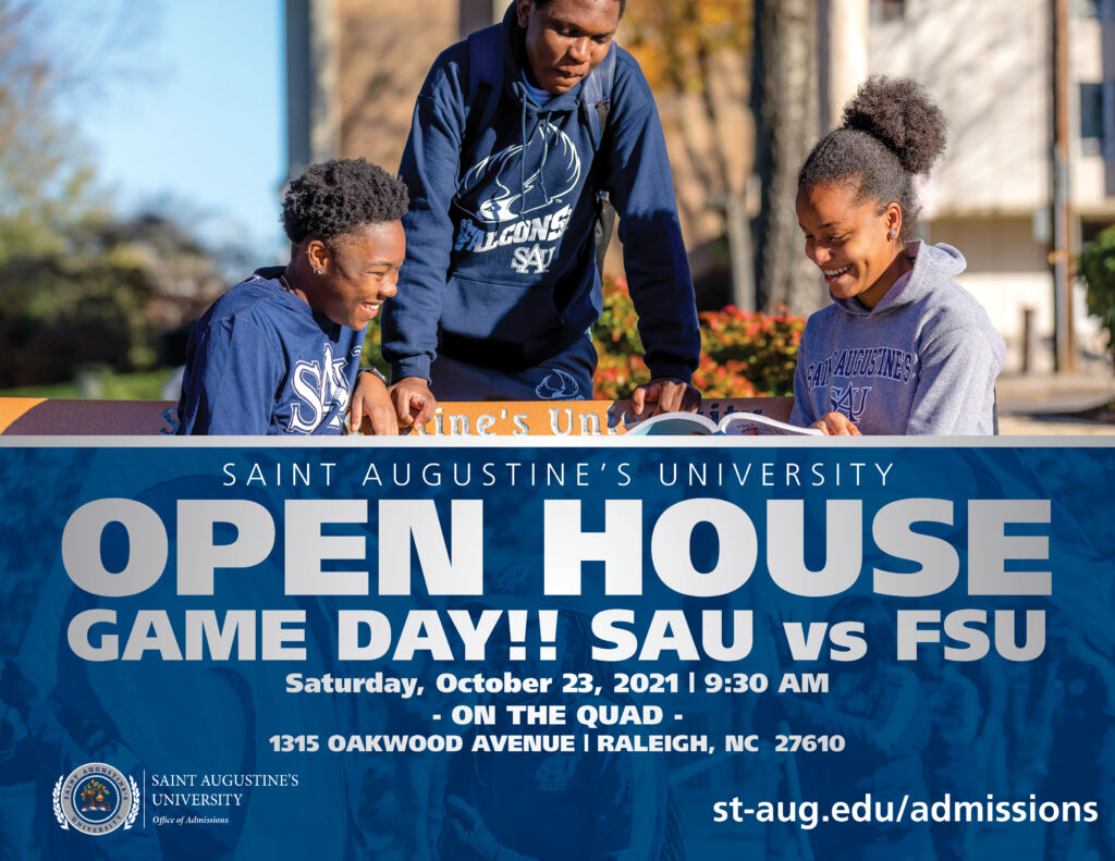 2021-open-house-game-day-flyer - Saint Augustine's University