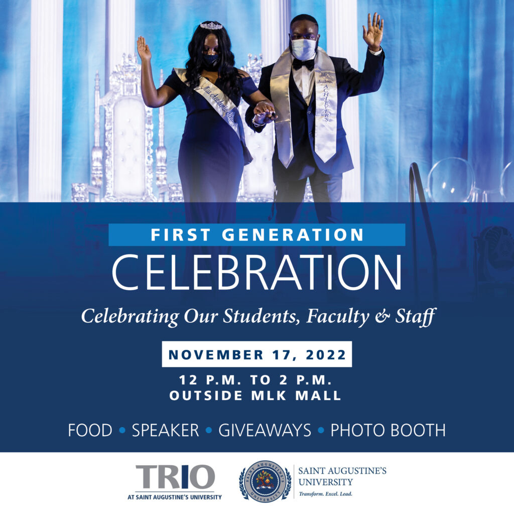 TRIO First Generation Celebration - Saint Augustine's University