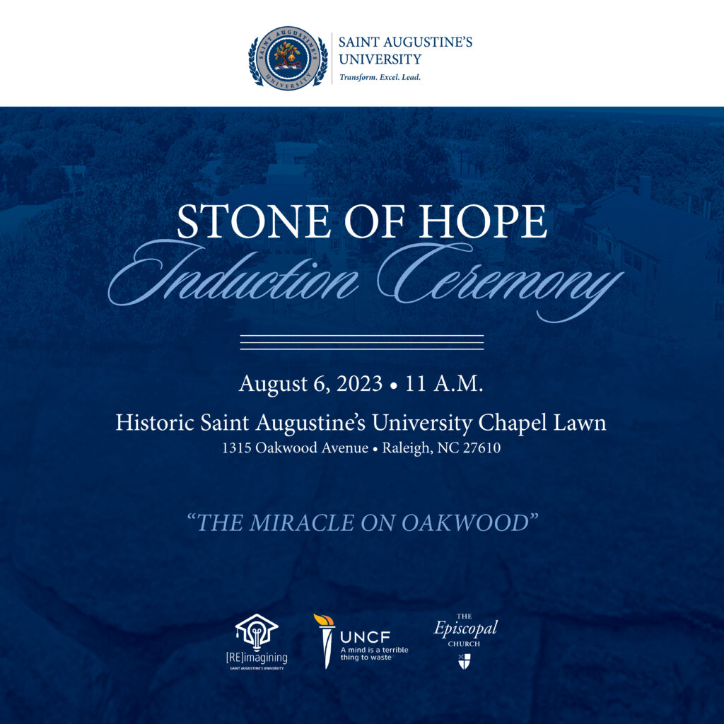 SAU23 - 2023 SOH Induction Ceremony Flyer SM - Saint Augustine's University